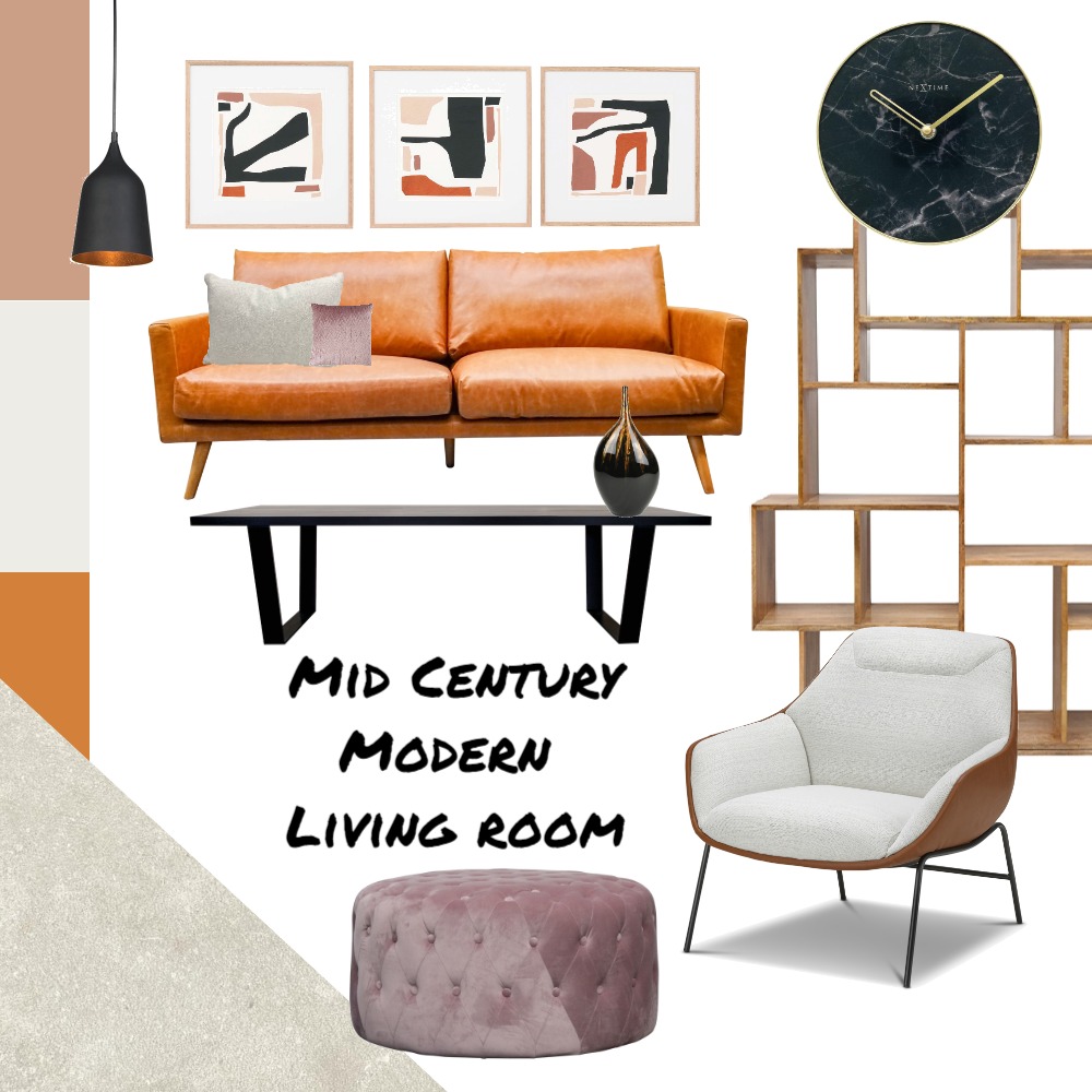 MID CENTURY MODRN Interior Design Mood Board by megs.wiebe - Style ...