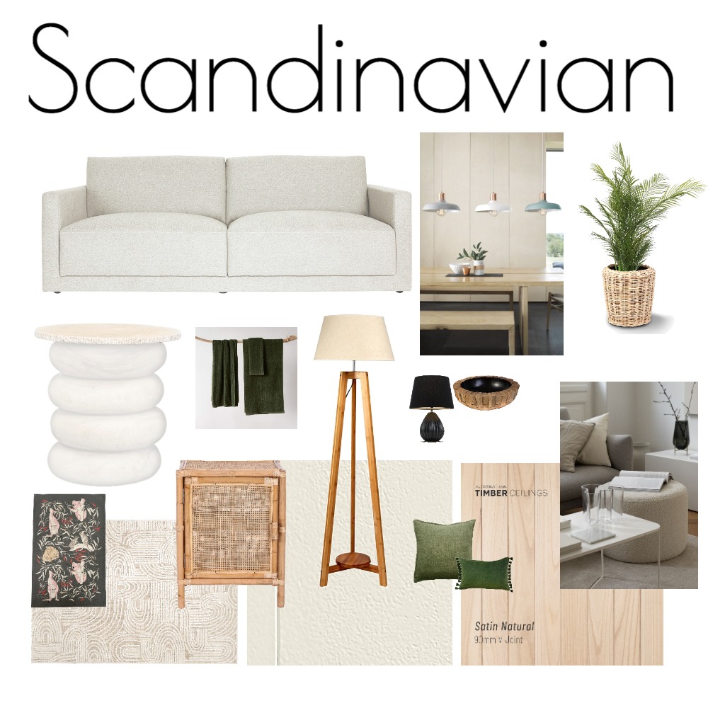 Scandinavian Mood Board Interior Design Mood Board by Nora Nivens ...
