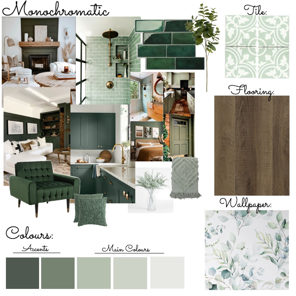 Assignment 6 - Monochrome Interior Design Mood Board by Shaelyn Gilmar ...
