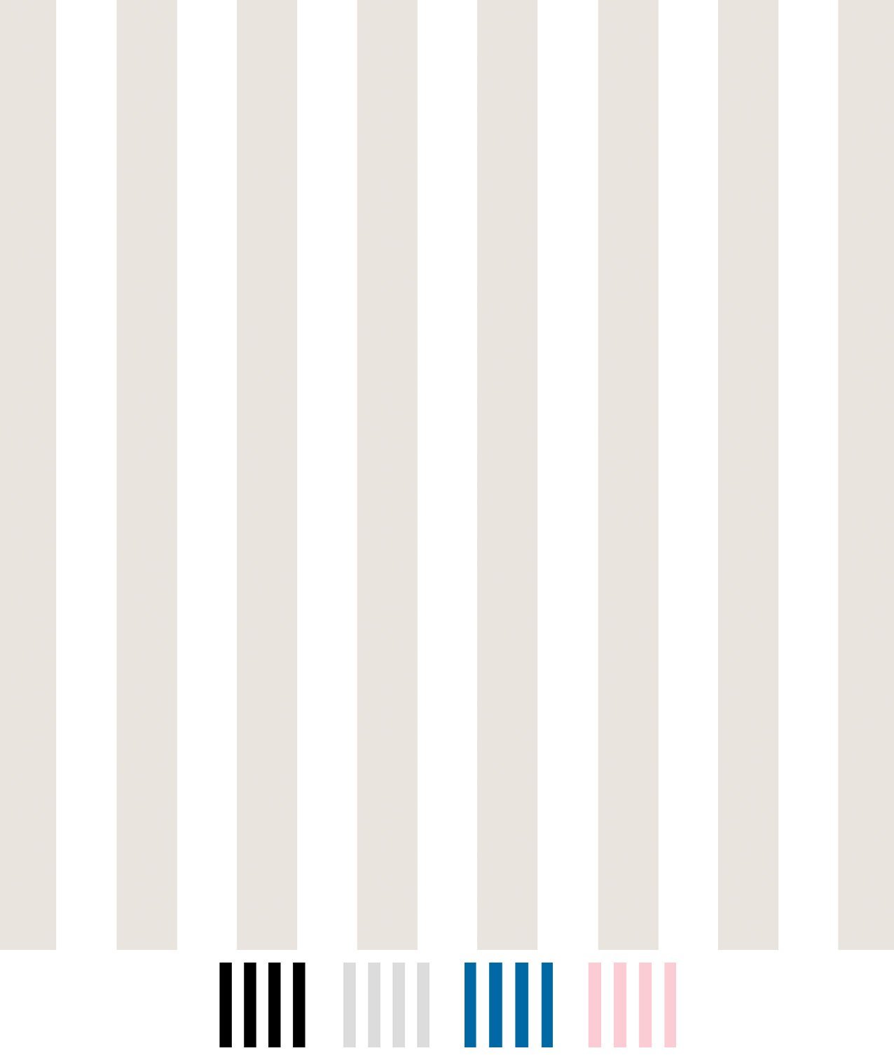 Classic Stripes Wallpaper | 5 Colour Options by oliveetoriel.com ...