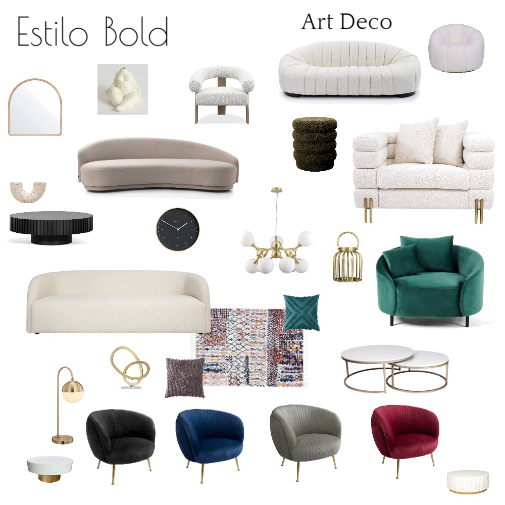 Estilo Bold Interior Design Mood Board by Rinadi Sofi - Style Sourcebook