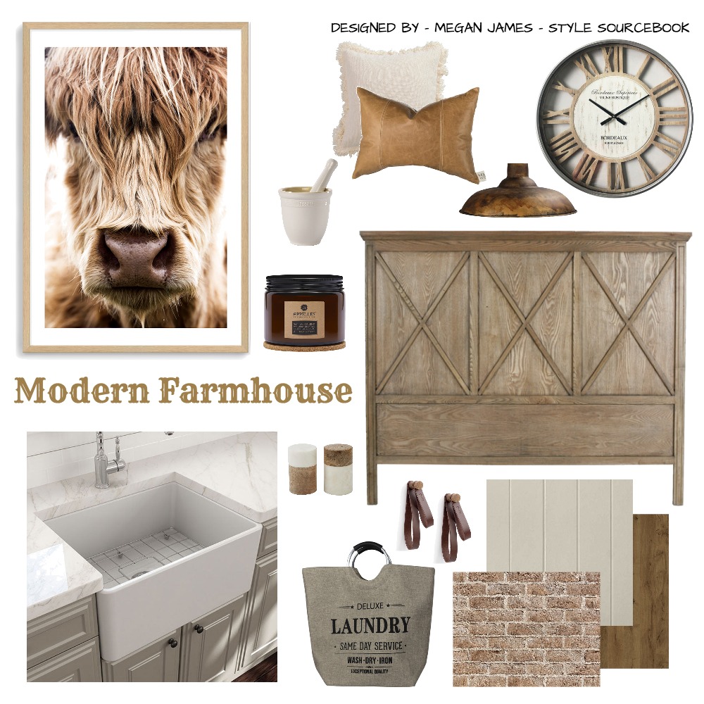 Modern Farmhouse Interior Design Mood Board by MeganJames94 - Style ...