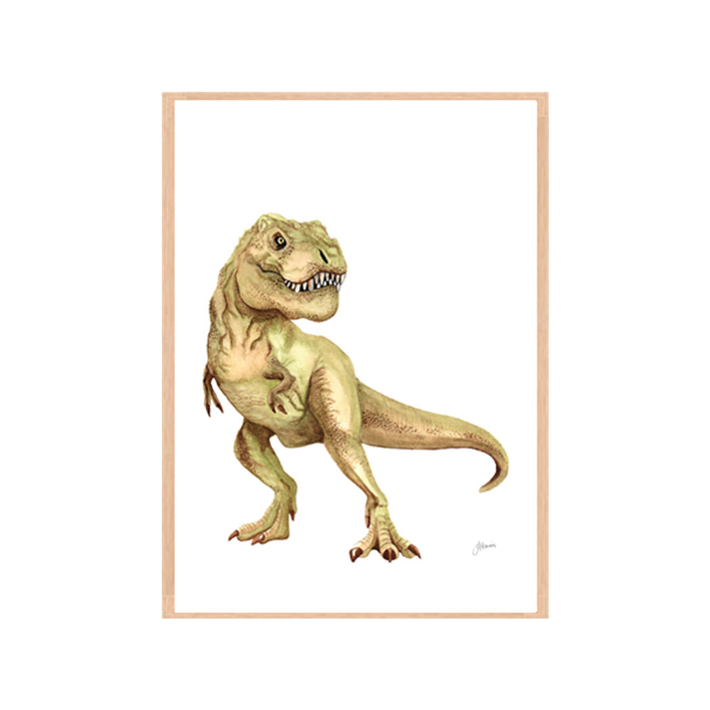 Maximus Tyrannosaurus T-Rex Dinosaur Fine Art Print | FRAMED Tasmanian ...