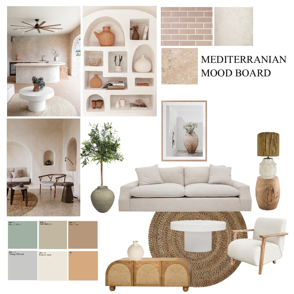 MEDITERRANEAN Interior Design Mood Board by create with b. - Style ...