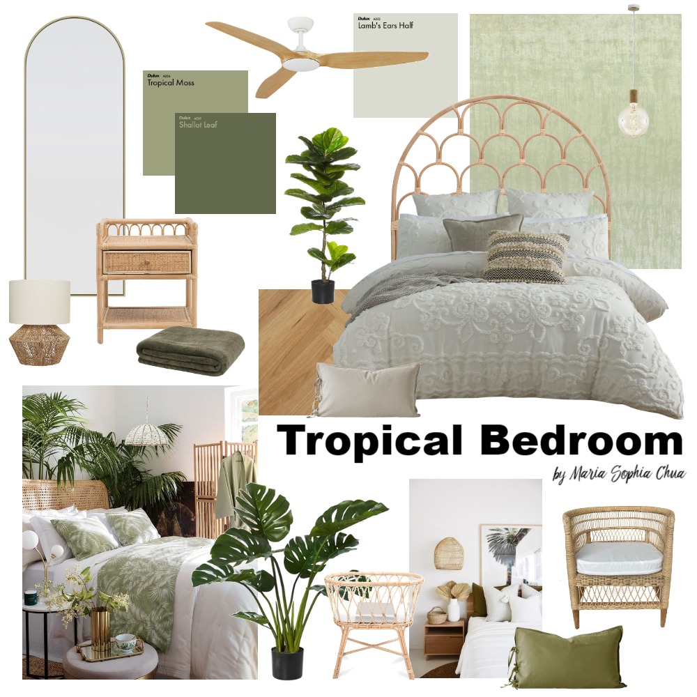 Tropical Mood Board Interior Design Mood Board by Philosophie - Style ...