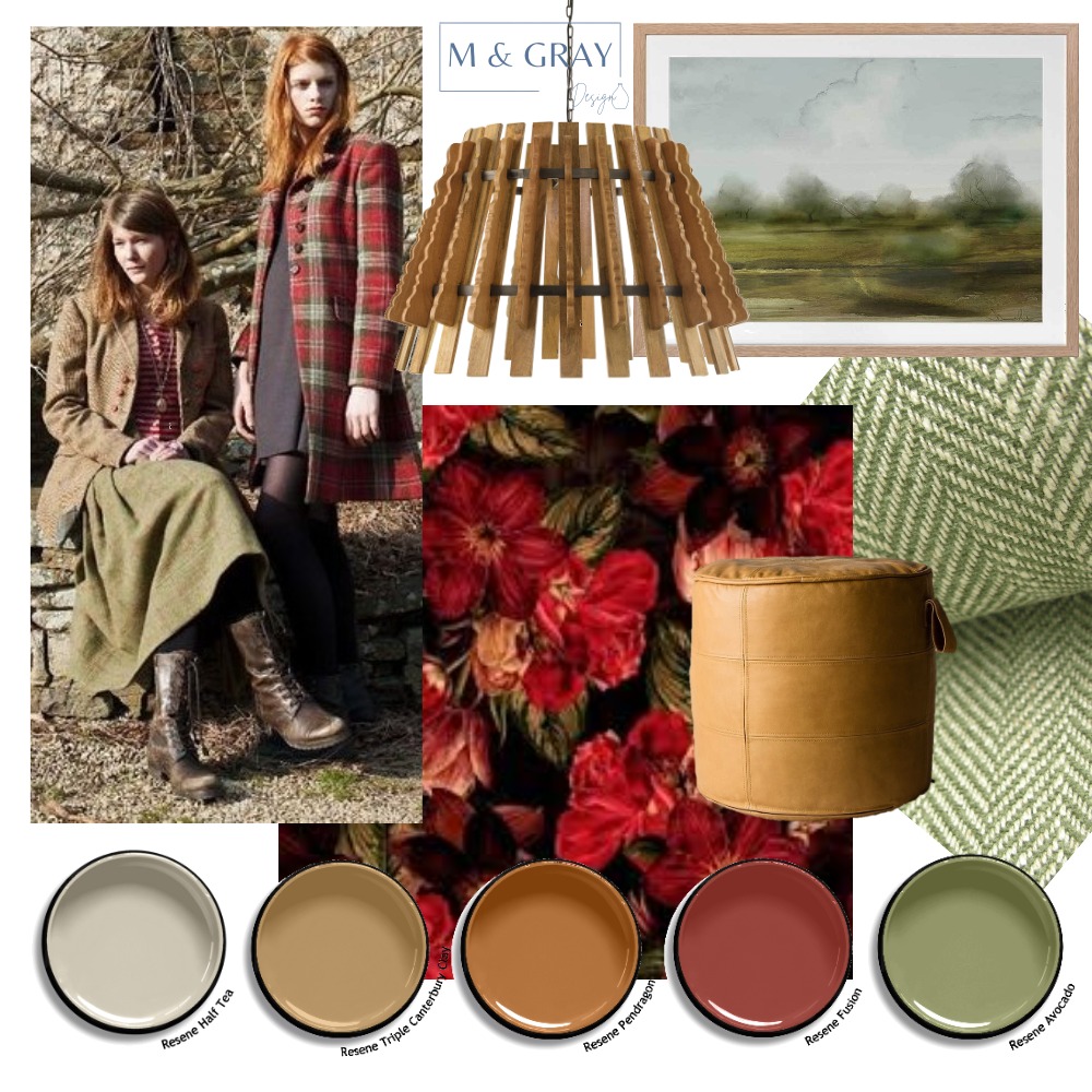Country Chic Colour Scheme Interior Design Mood Board by M & Gray ...