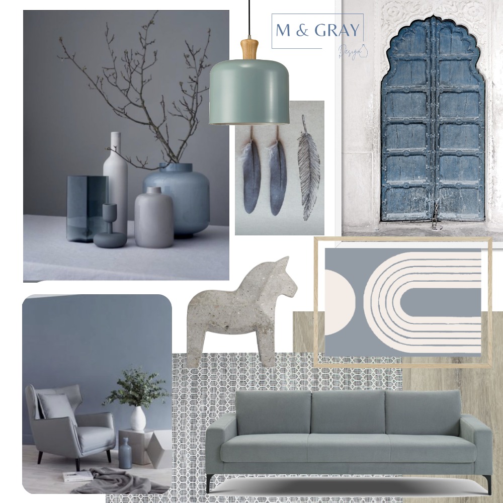 Accented Achromatic Interior Design Mood Board by M & Gray Design ...