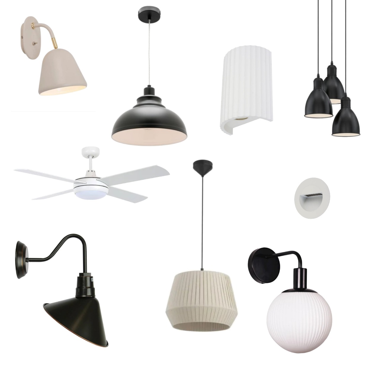 Lighting mood board Interior Design Mood Board by The Ginger Stylist ...