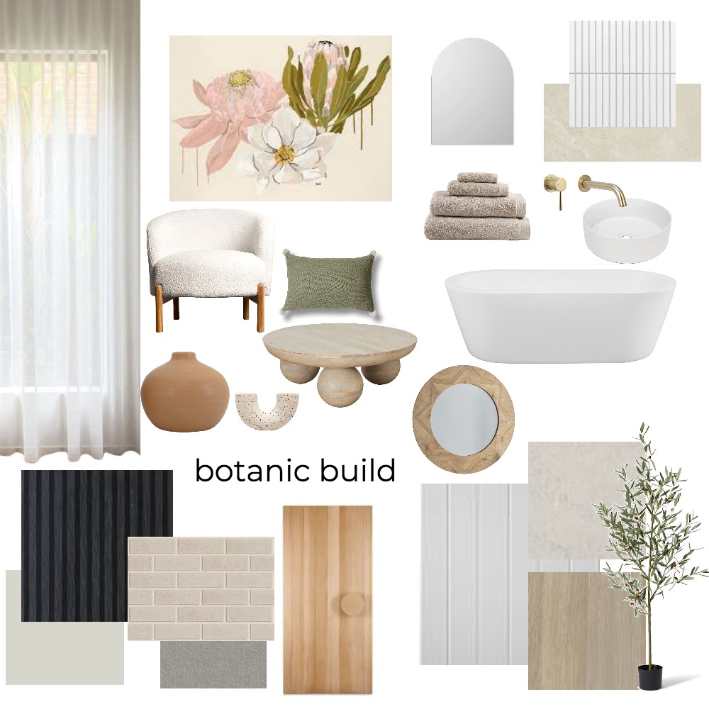 Botanic Build Interior Design Mood Board by Melissa S - Style Sourcebook