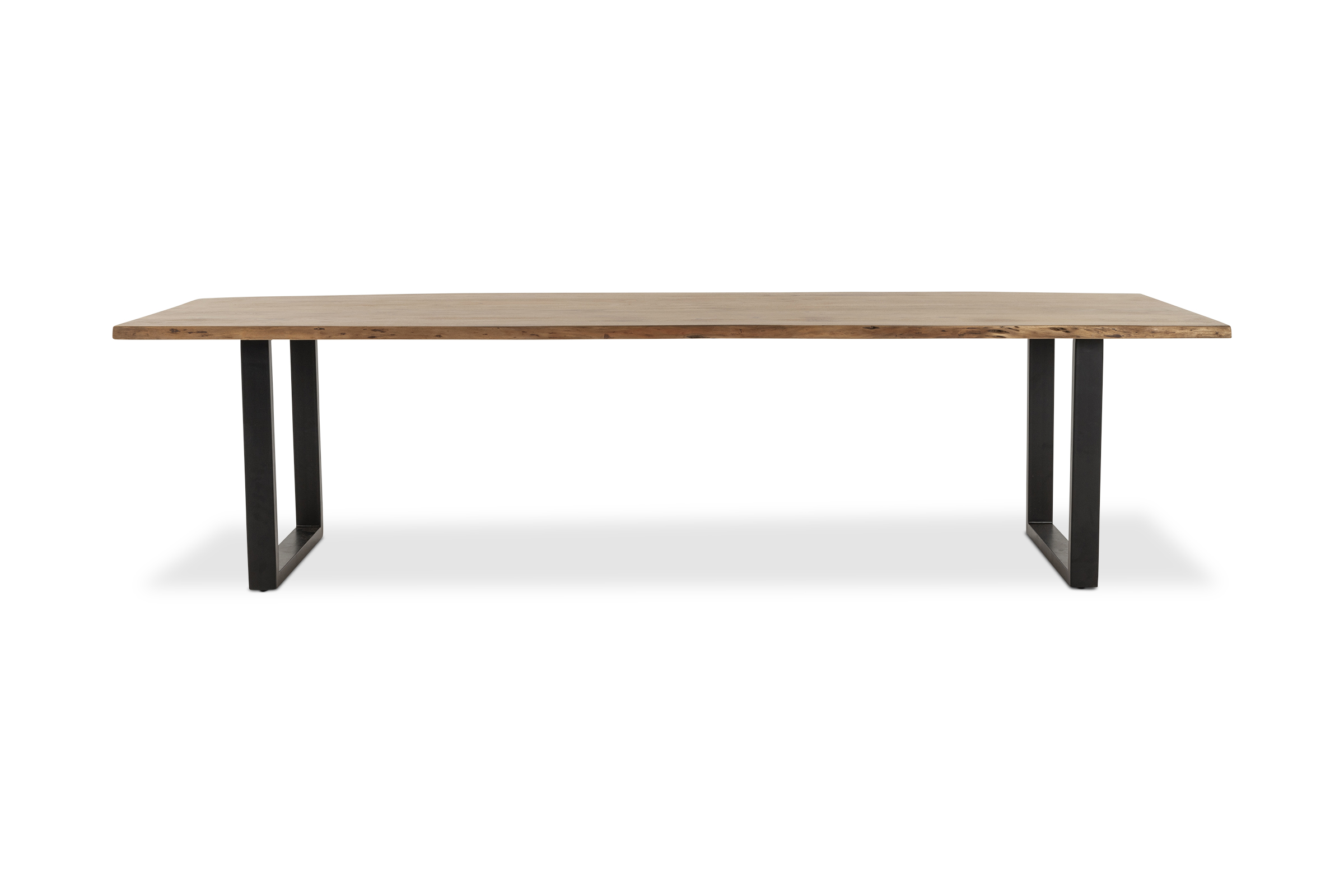 Dakota U 300cm Dining Table, Solid Acacia Wood, Natural, by Lounge ...