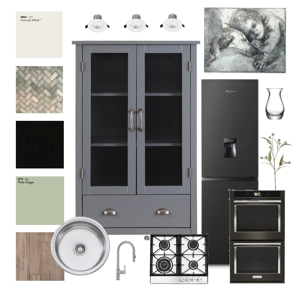 Client Kitchen Sample board Interior Design Mood Board by Michele ...
