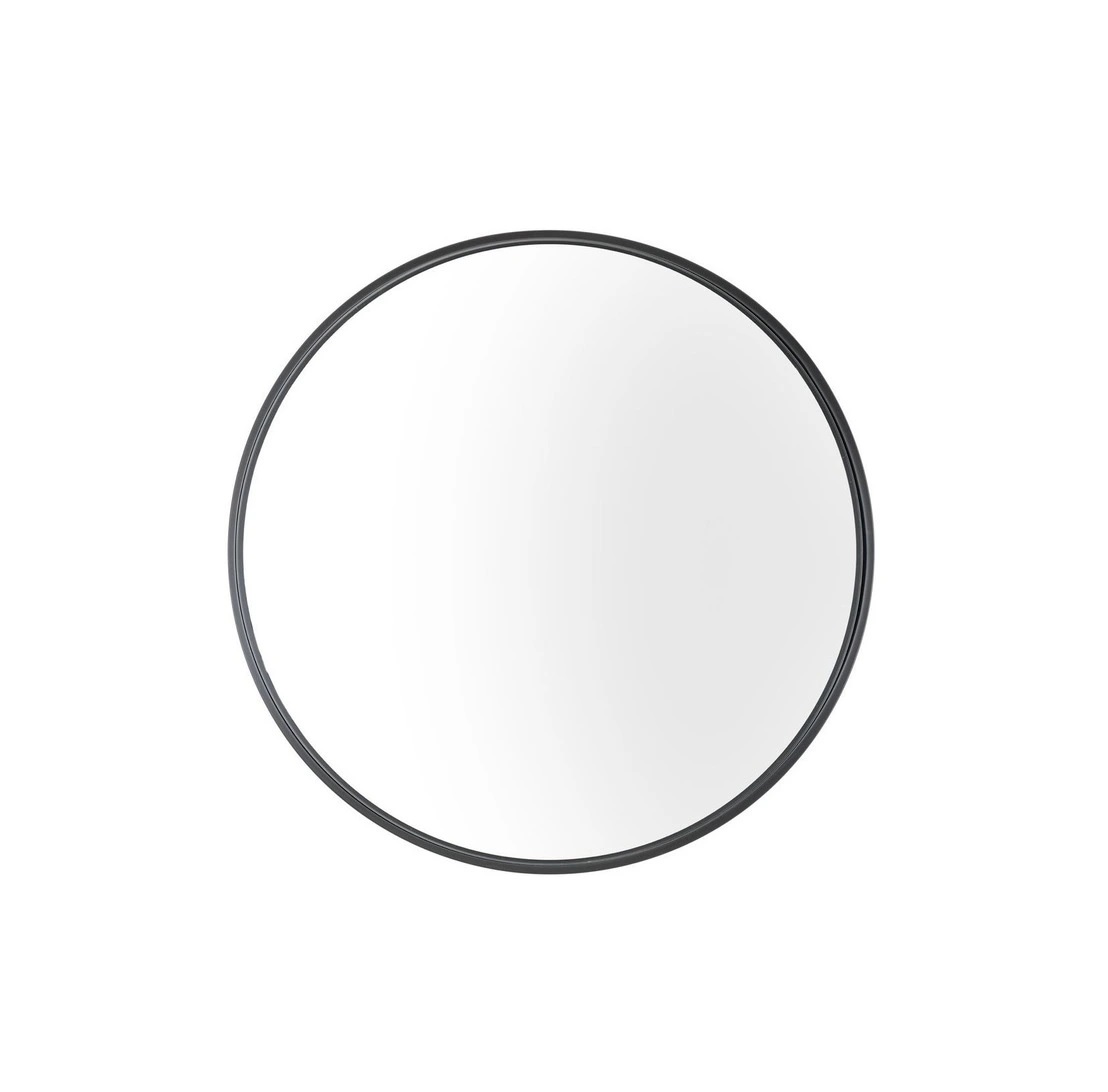 Gia Stainless Steel Wall Mirror Black 60cm / 80cm 60cm by Luxe Mirrors ...