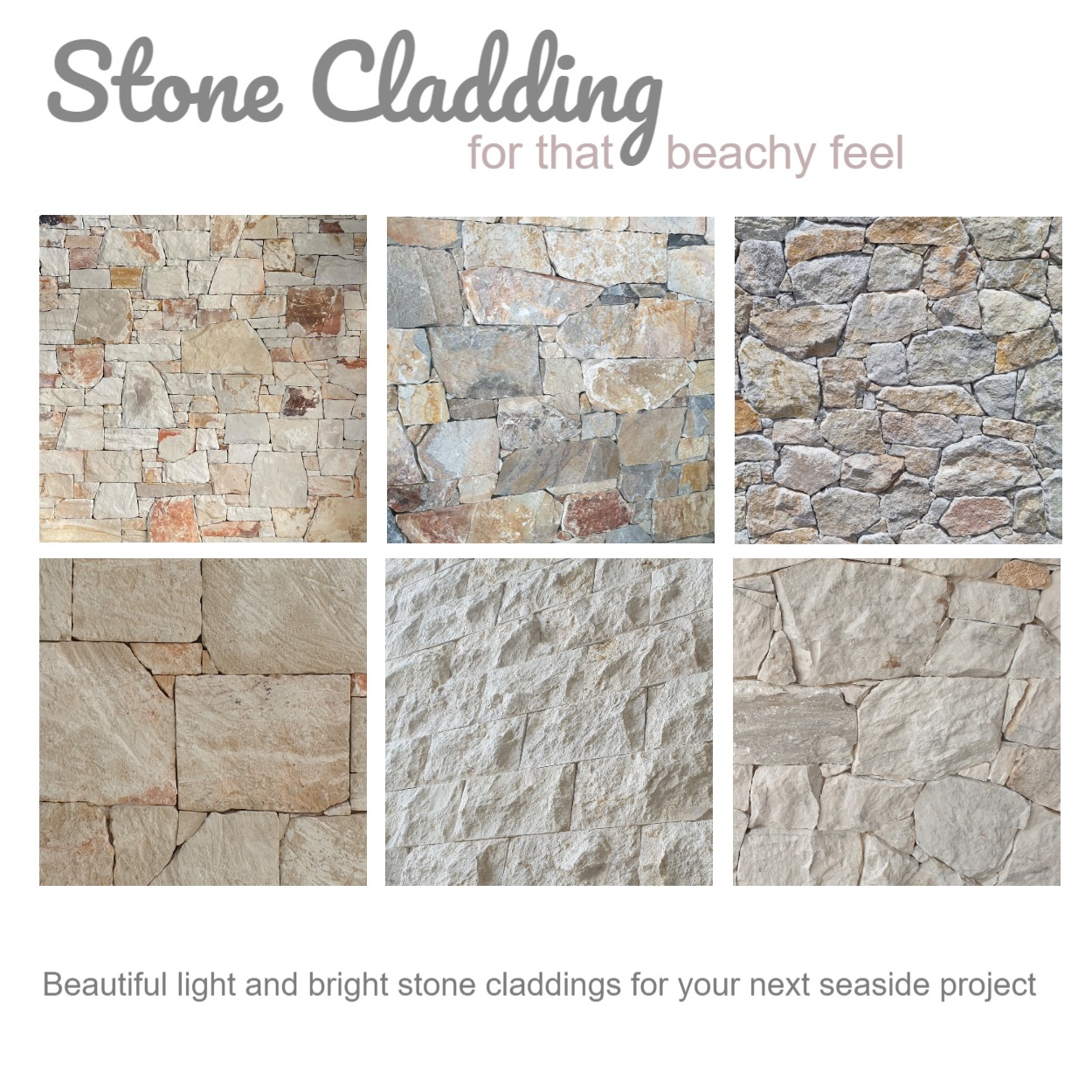 Stone Cladding for that Beachy Feel Interior Design Mood Board by HAUS ...