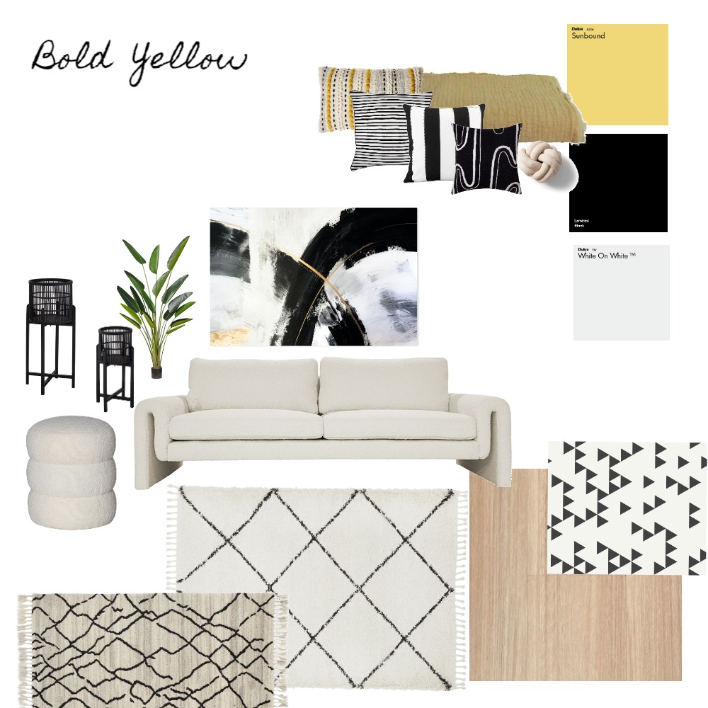 Bold Modern Playroom Interior Design Mood Board by IDI Student - Style Sourcebook