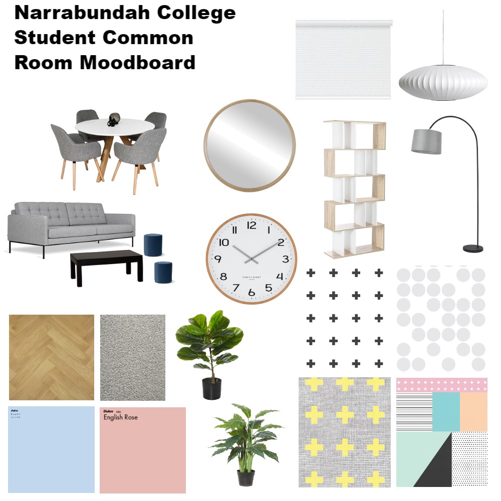 Narrabundah College Student Common Room Moodboard Interior Design Mood ...