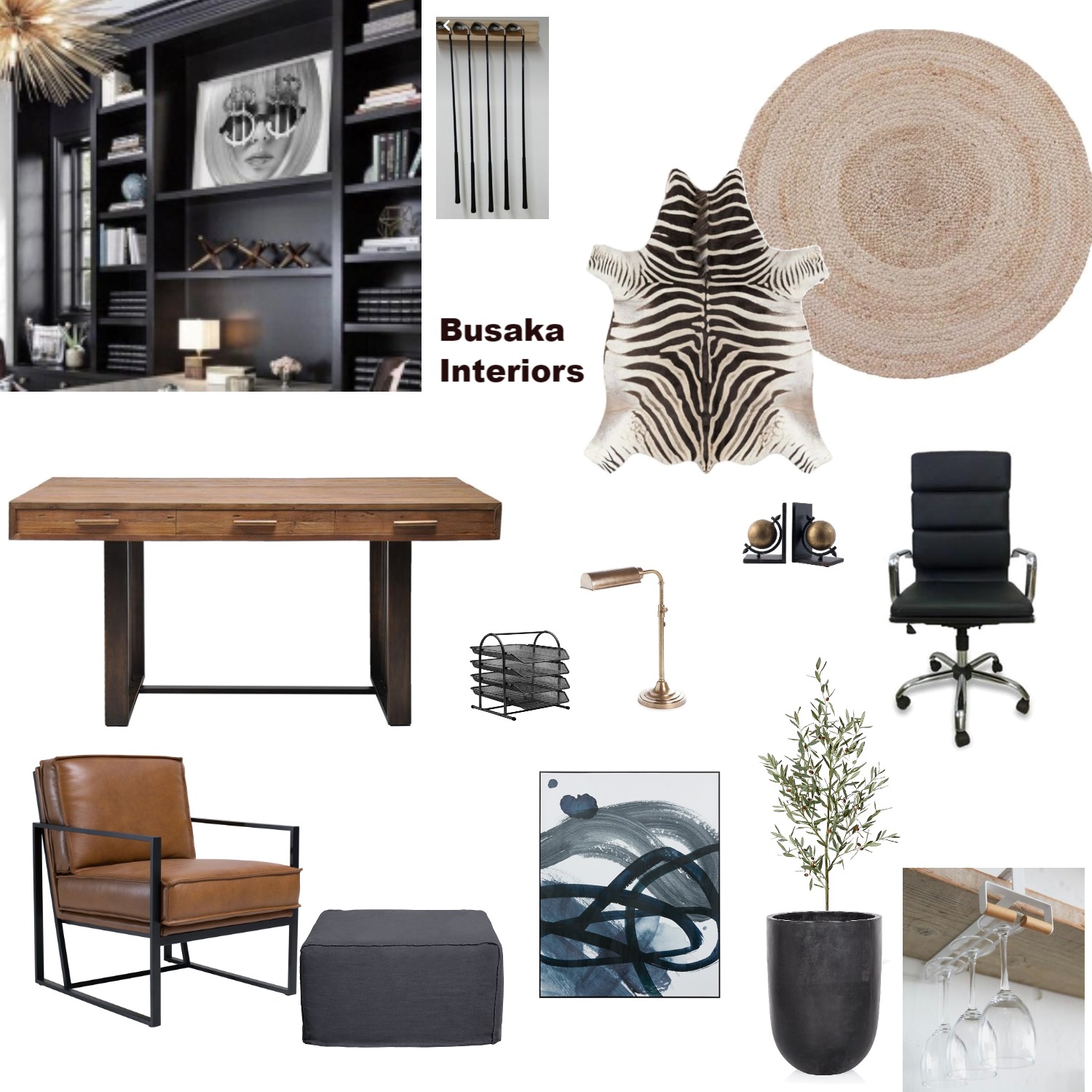 Melissa Home Office Interior Design Mood Board by Alinane1 - Style ...