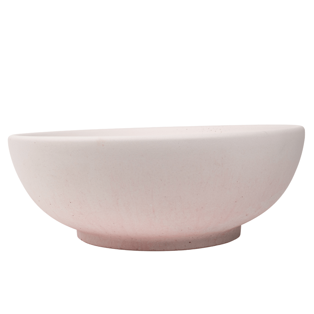 Buildmat Alden Champagne Pink Circle Concrete Basin by Buildmat - Style ...