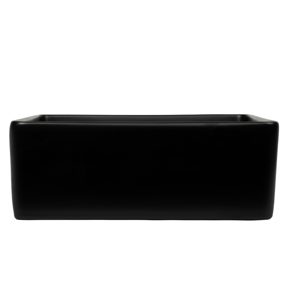 Buildmat Spica Matte Black Square Basin by Buildmat - Style Sourcebook