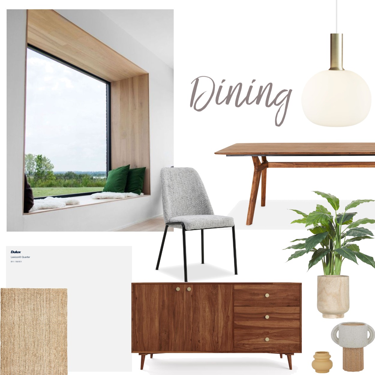 Castlemaine Dining Interior Design Mood Board by Our Castlemaine Home ...