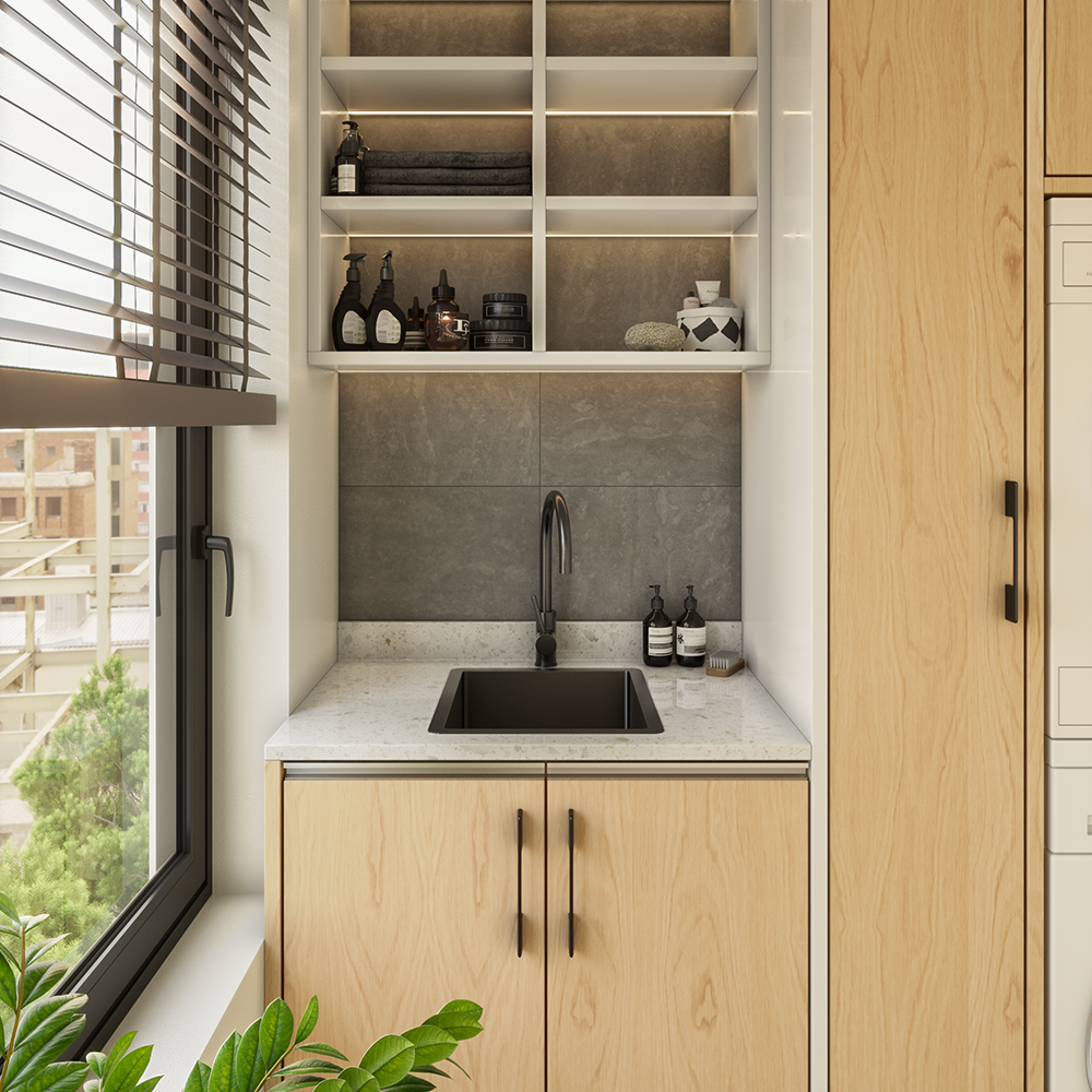 Buildmat Brushed Gunmetal Maya 380x450 Single Bowl Sink by Buildmat ...