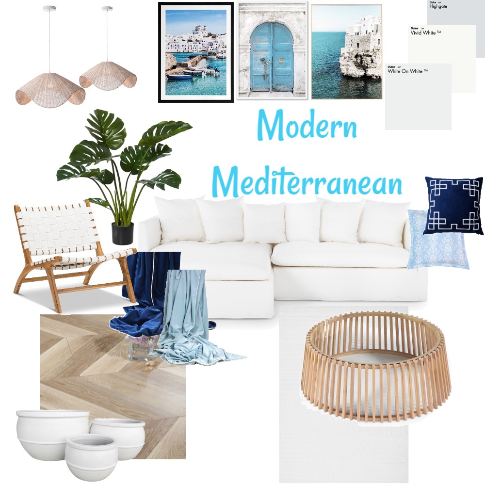 Modern Mediterranean Interior Design Mood Board by Catia Marinelli ...