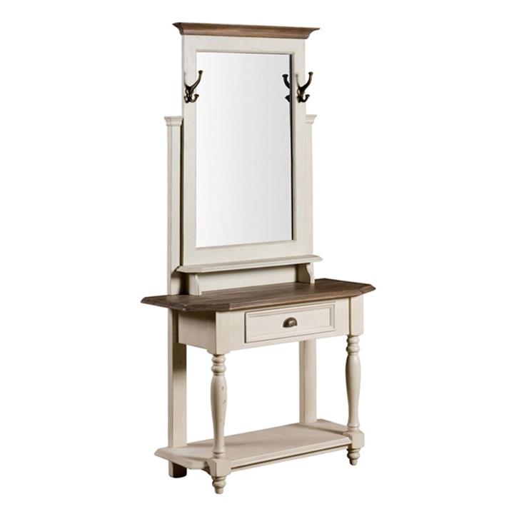 Cornwall Reclaimed Timber Hallway Stand with Mirror by PGT Reclaimed ...