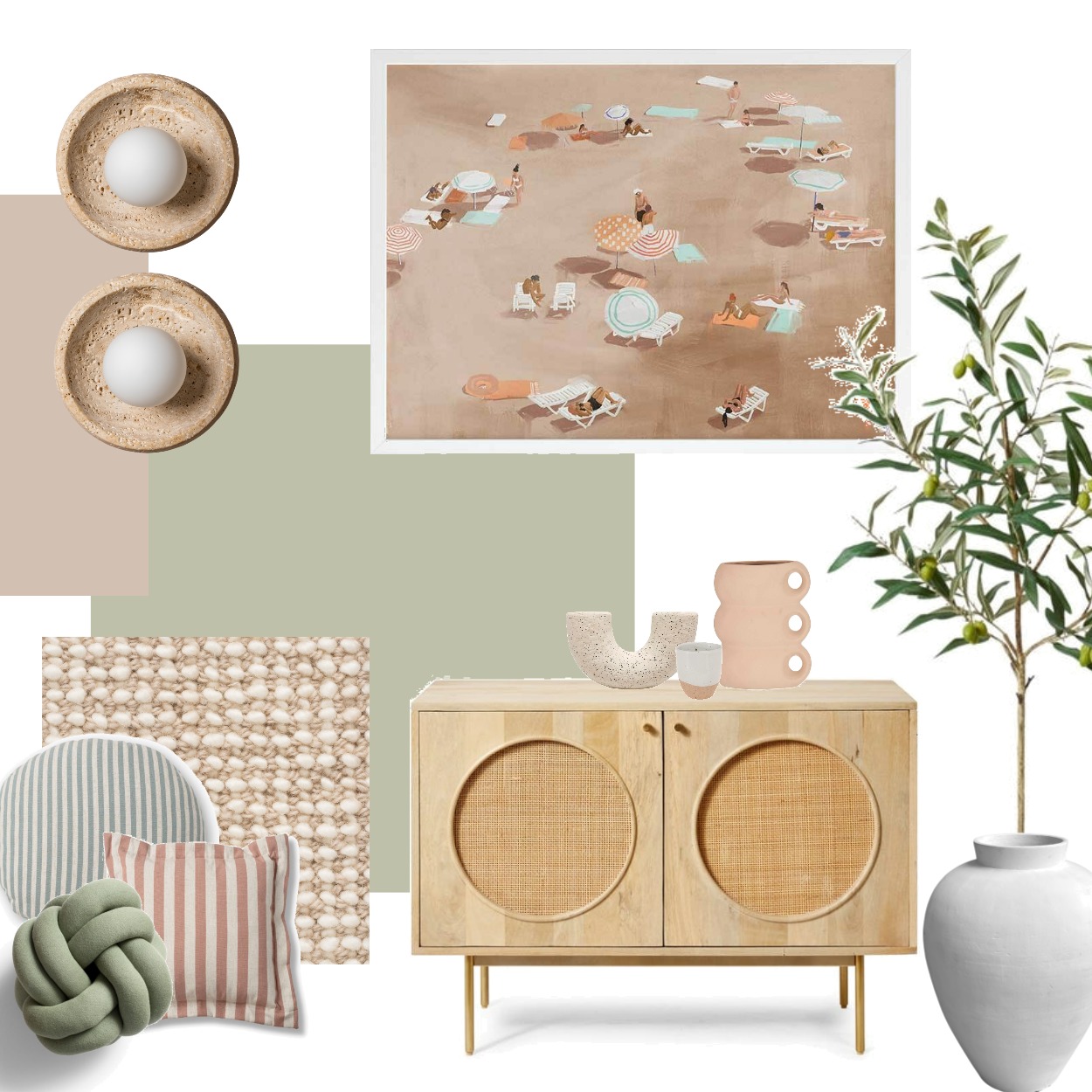 Living area -texture Interior Design Mood Board by Peach and Willow ...