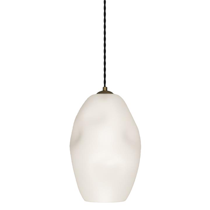 Organic Pendant Light, Large, White / Iron by Lighting Republic - Style ...