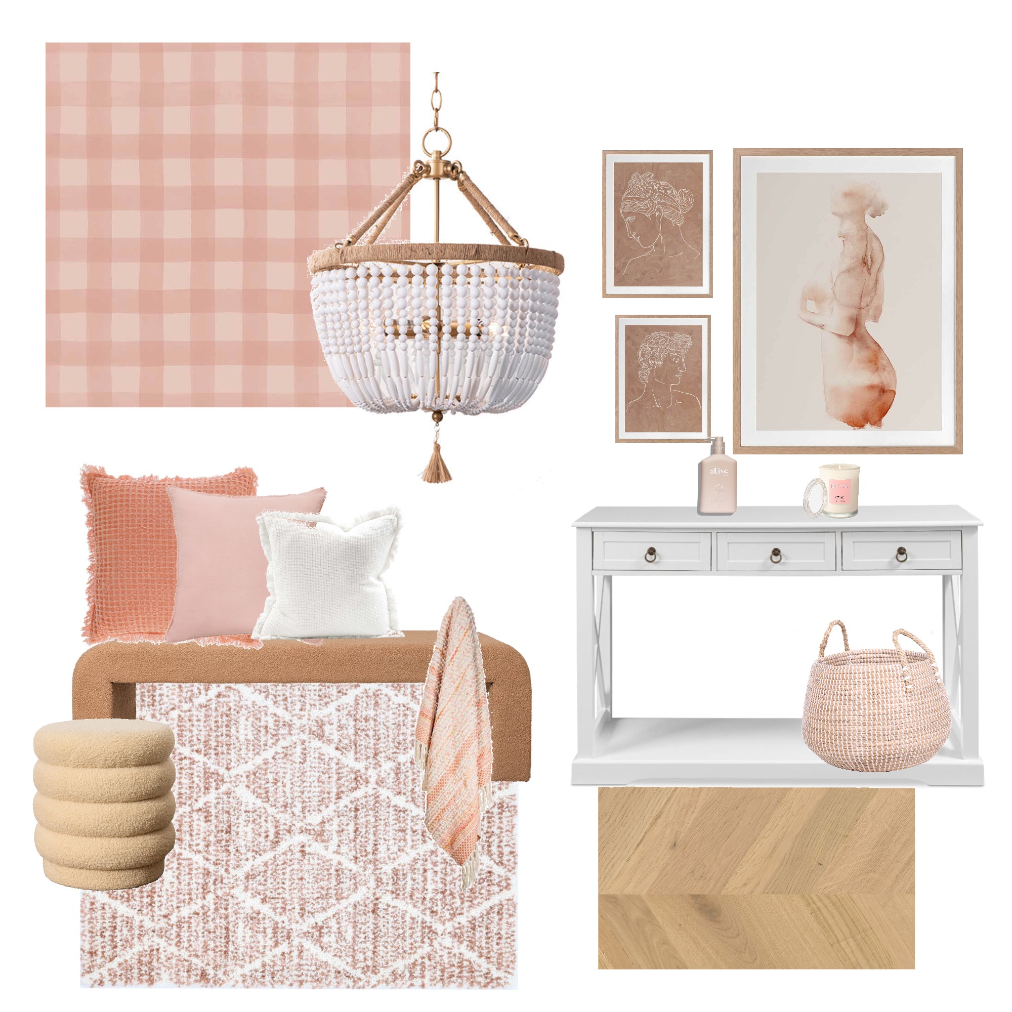 Barbie Coastal Interior Design Mood Board by Urban Road - Style Sourcebook