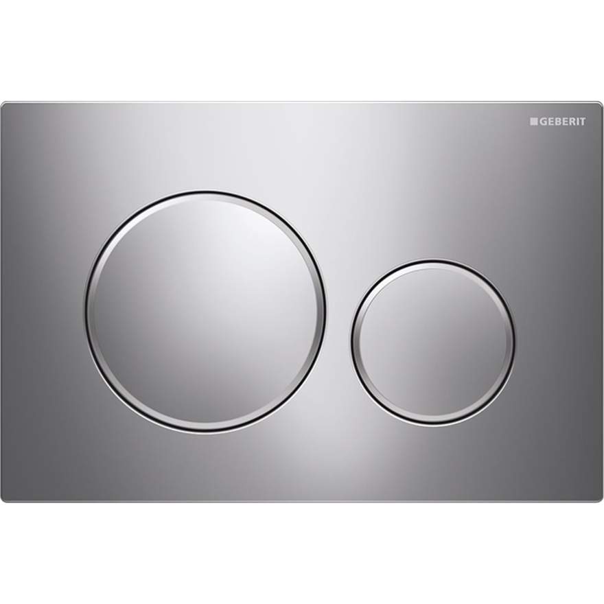 ROUND PUSH PLATE CHROME SIGMA20 by Geberit - Style Sourcebook
