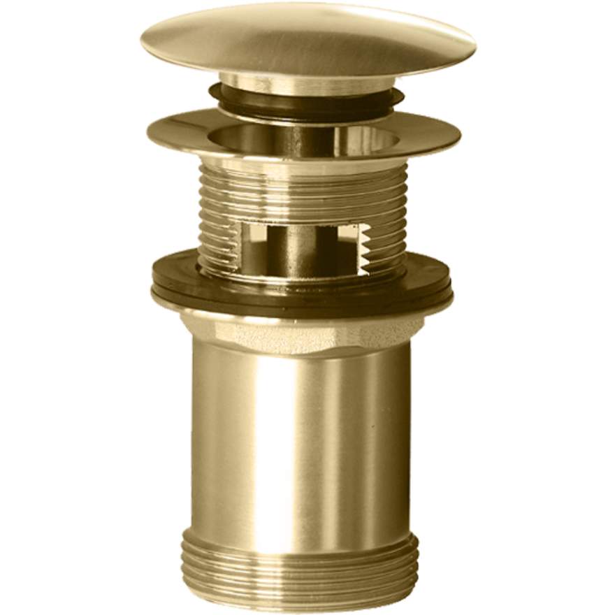 Universal Classic Gold Pop-Up Waste by Oliveri - Style Sourcebook